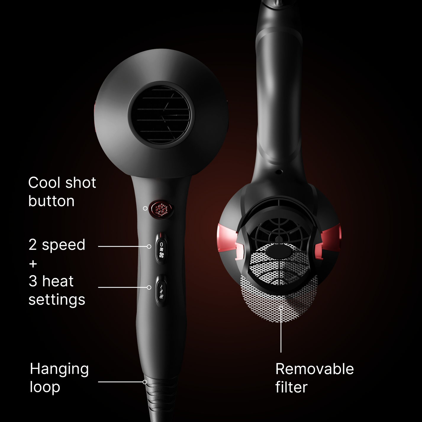 Trezoro Professional Ionic Hair Dryer