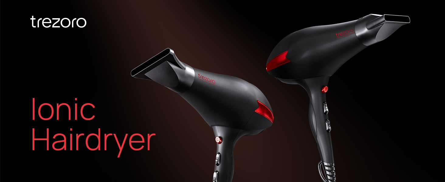 Trezoro - Professional Salon Grade Ionic Hair Dryers with Diffuser