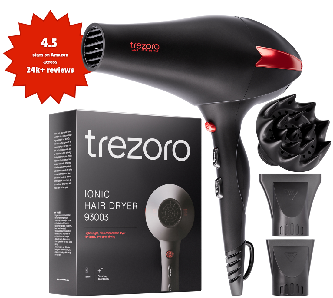 Trezoro - Professional Salon Grade Ionic Hair Dryers with Diffuser